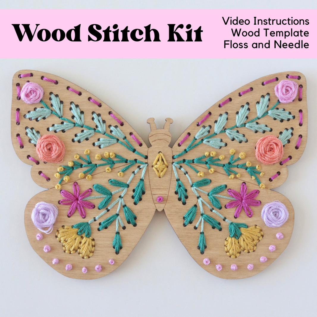Wood Stitch Kits – Little Stitchy Bee