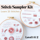 Beginners Stitch Sampler Kit - Level 1 & 2 - Learn Hand Embroidery ...