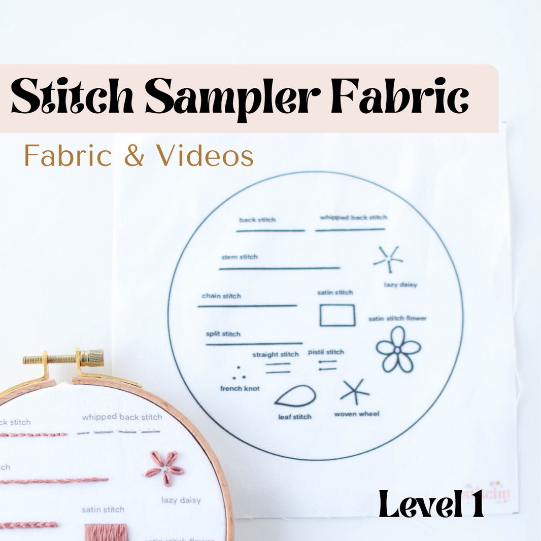 Stitch Sampler Embroidery Kits – Little Stitchy Bee
