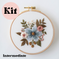 5" Periwinkle Dreams Hand Embroidery Kit - Intermediate – Little ...