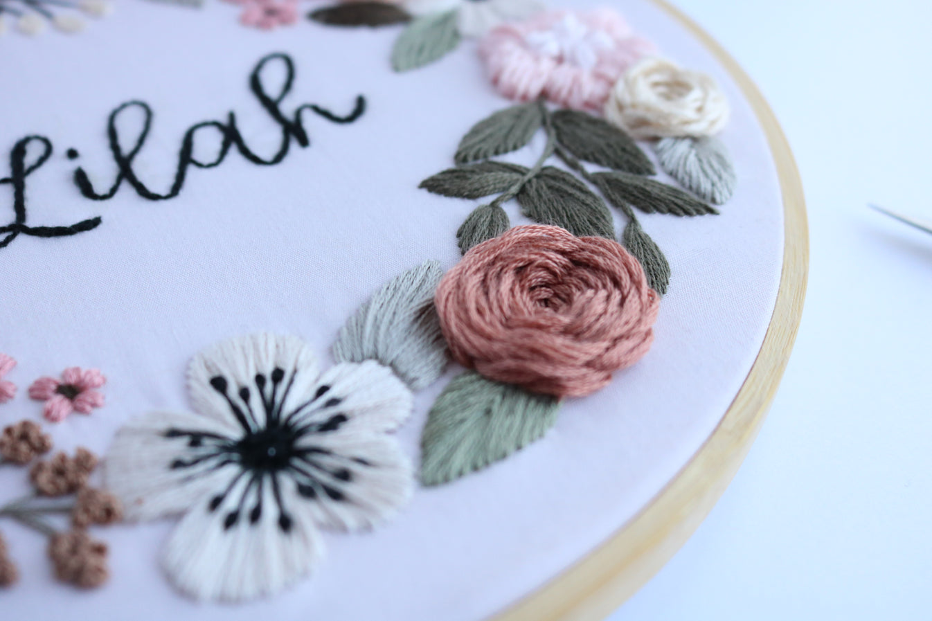 PDF ‘Perfectly Pink’ Embroidery Pattern – Little Stitchy Bee